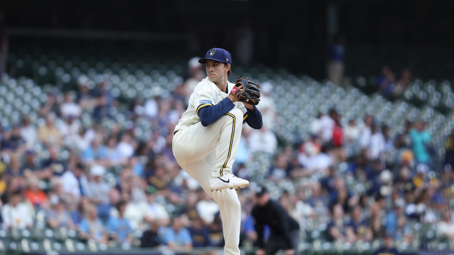 Robert Gasser con 5 K en su apertura | 03/06/2026 | Los Brewers de ...