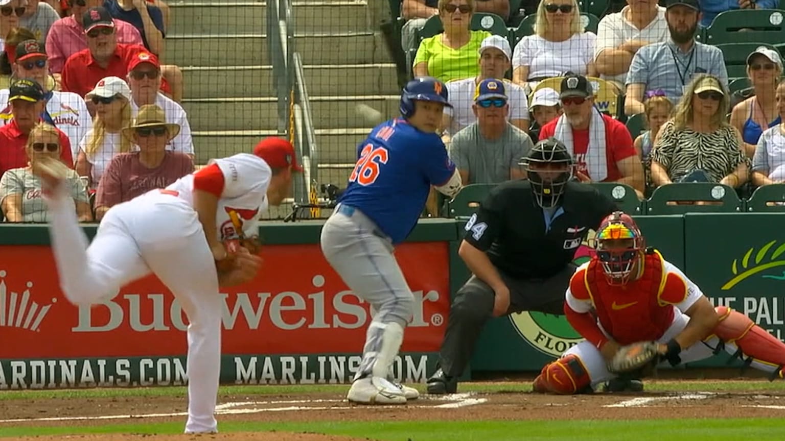 Ji Man Choi hits an RBI ground-rule double to left | 03/09/2024 | New York Mets