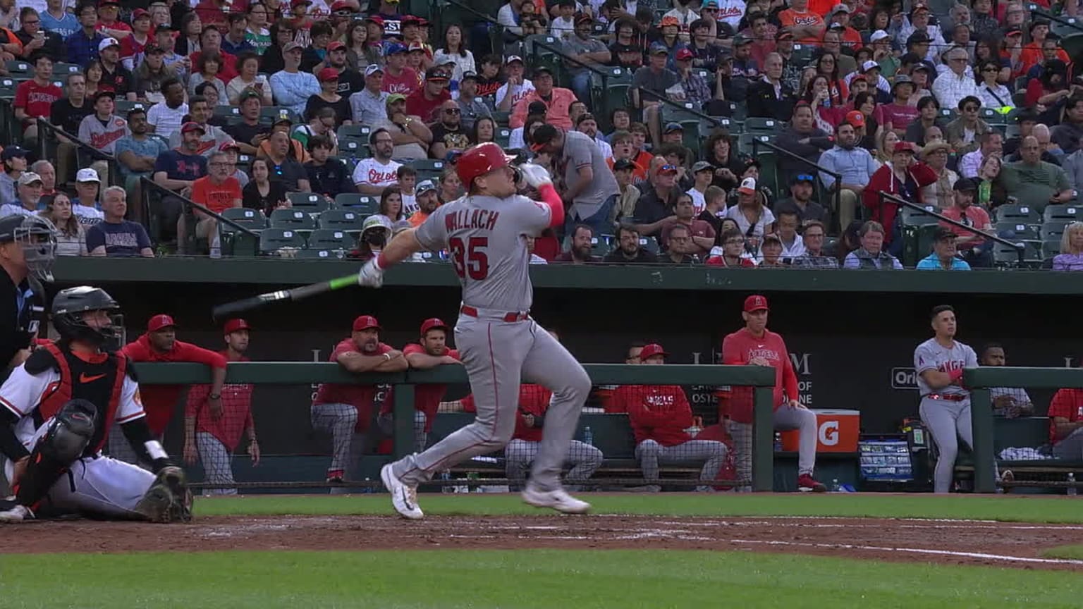 Chad Wallach hits a solo homer to tie the game at 4 | 05/15/2023 | Los ...