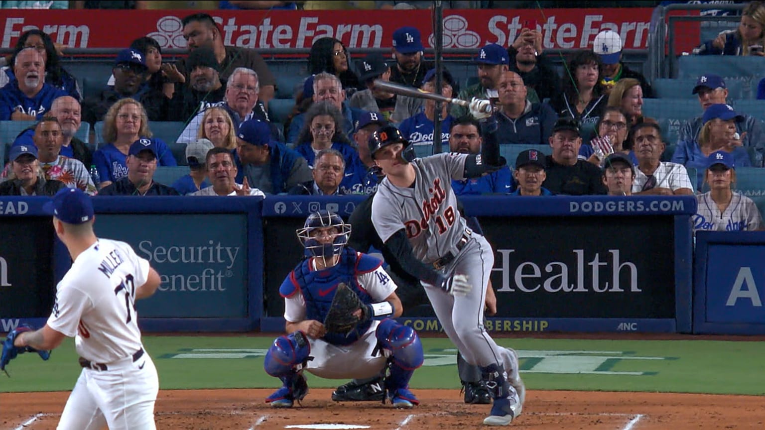 Tyler Nevin dunks RBI single for Tigers' early lead | 09/20/2023 ...