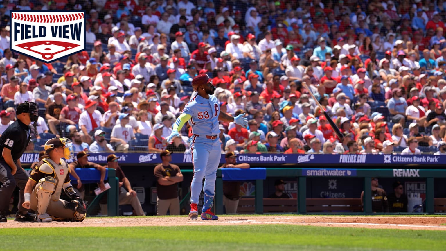 Field View: Adolis Garcia's solo home run | 06/04/2026 | Philadelphia ...