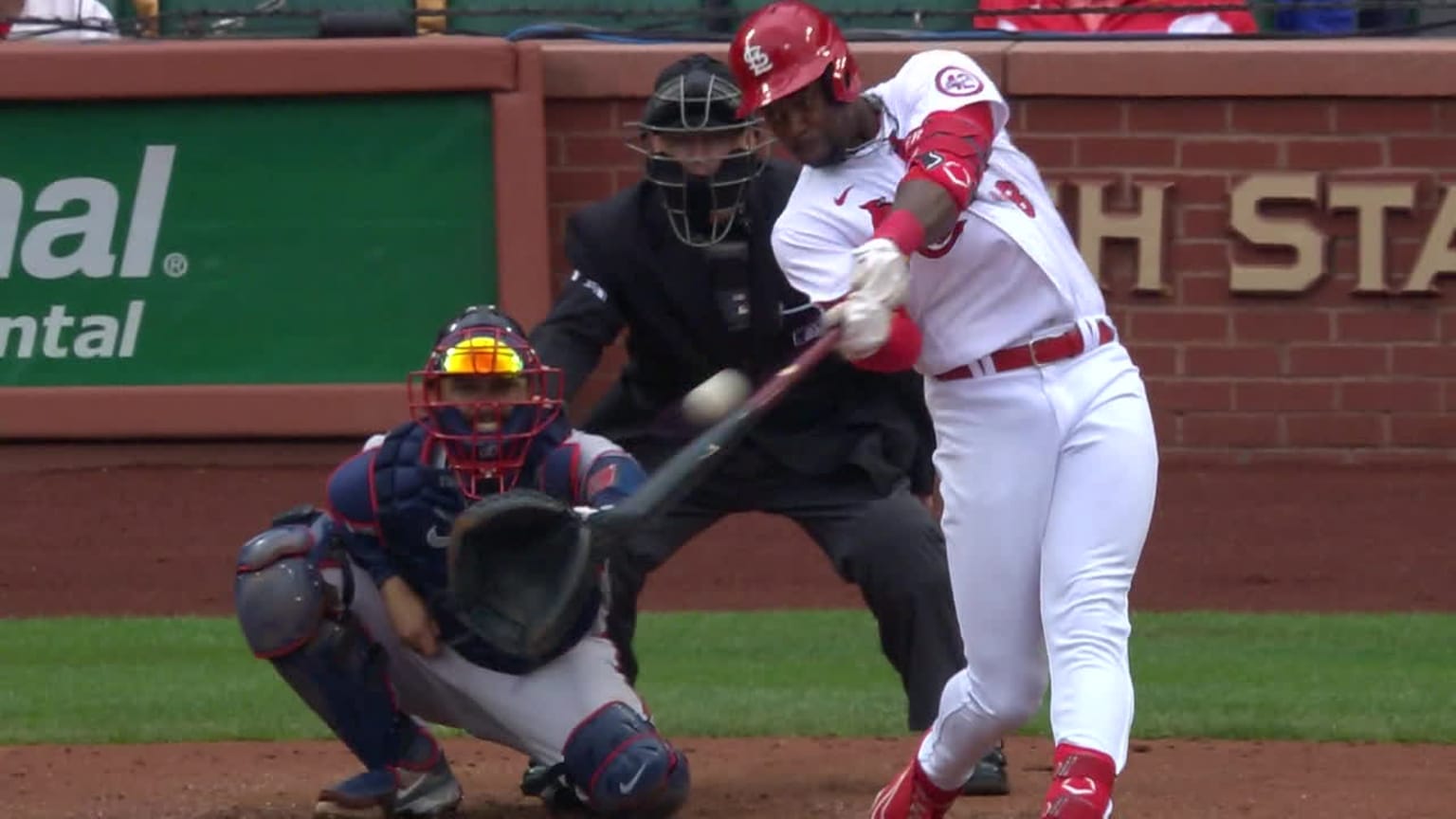 Jordan Walker slugs his first career home run | 04/05/2023 | St. Louis ...