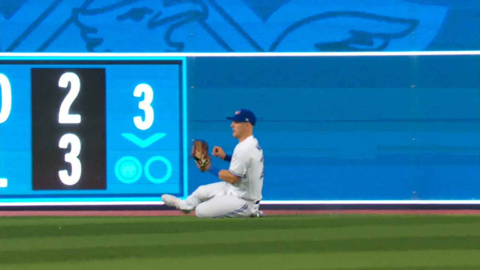 Varsho makes a nice sliding grab in left-center | 05/18/2023 | Toronto ...