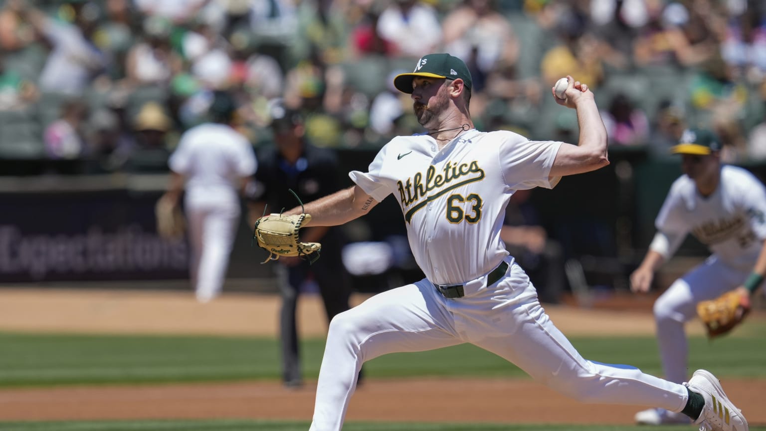 Hogan Harris strikes out Carlos Correa | 06/23/2024 | Athletics