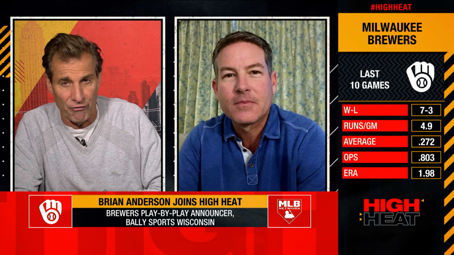 Brewers announcer Brian Anderson joins High Heat | 09/21/2023 ...