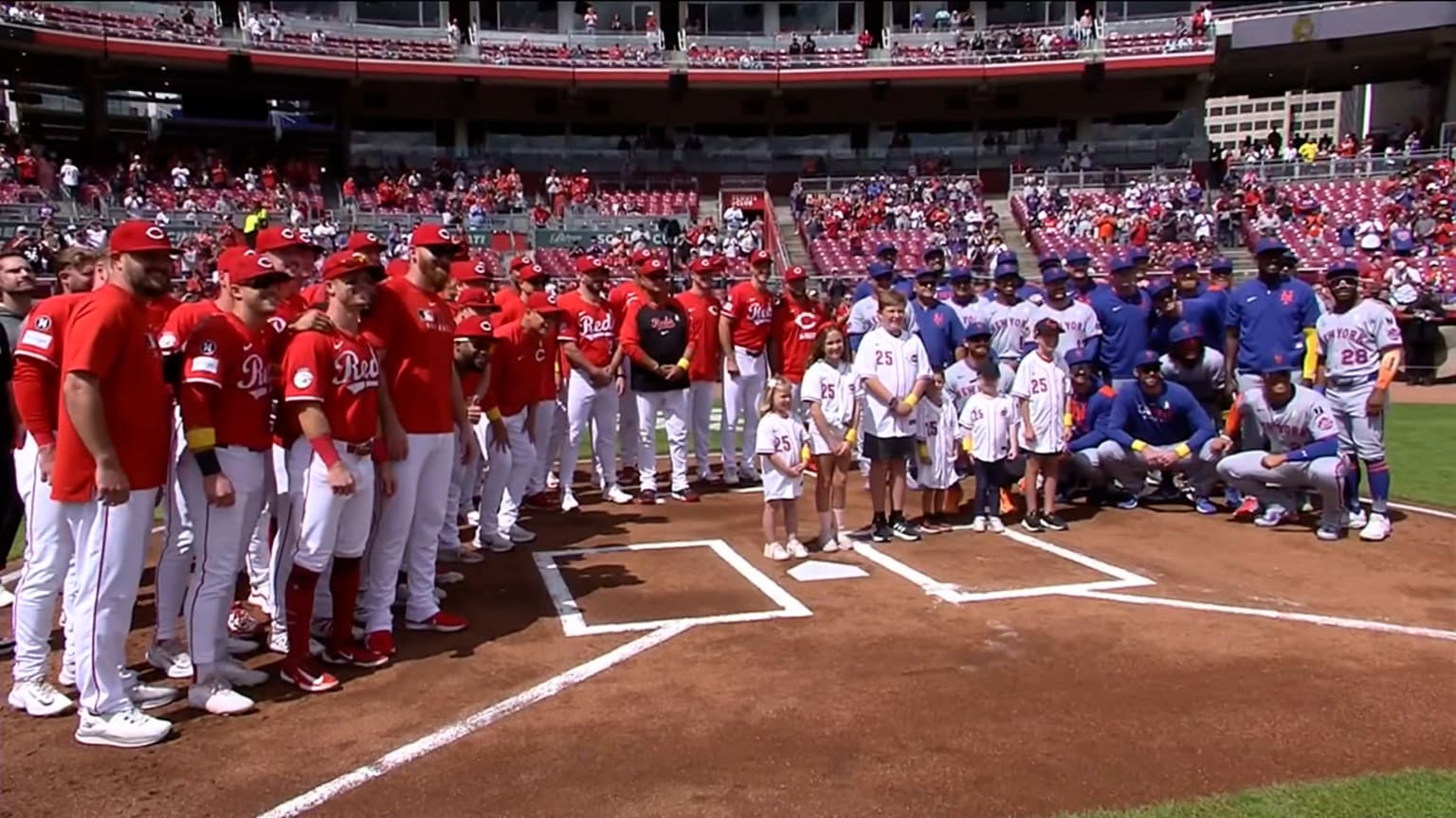 Reds celebrate childhood cancer survivors | 09/07/2025 | MLB.com