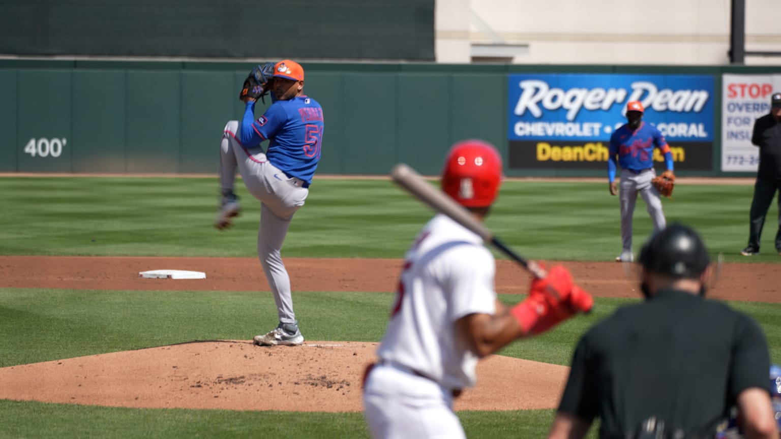 Freddy Peralta's first strikeout of the spring | 02/27/2026 | New York Mets