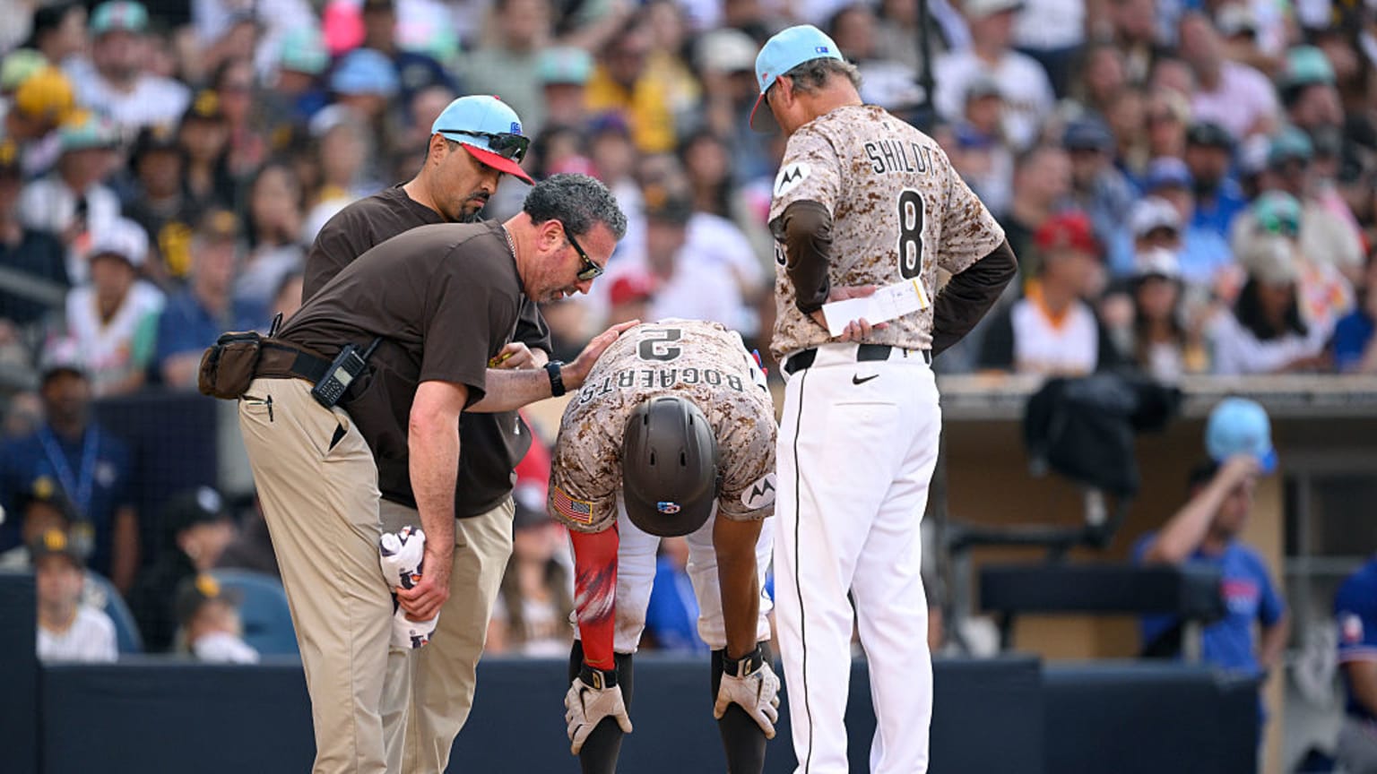 Xander Bogaerts departs with apparent injury | 07/04/2025 | San Diego ...