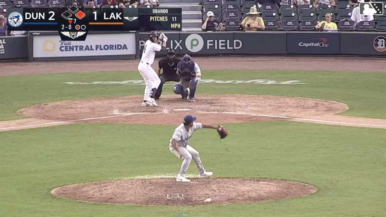 Angel Obando Ball to Jude Warwick | 06/16/2026 | Detroit Tigers