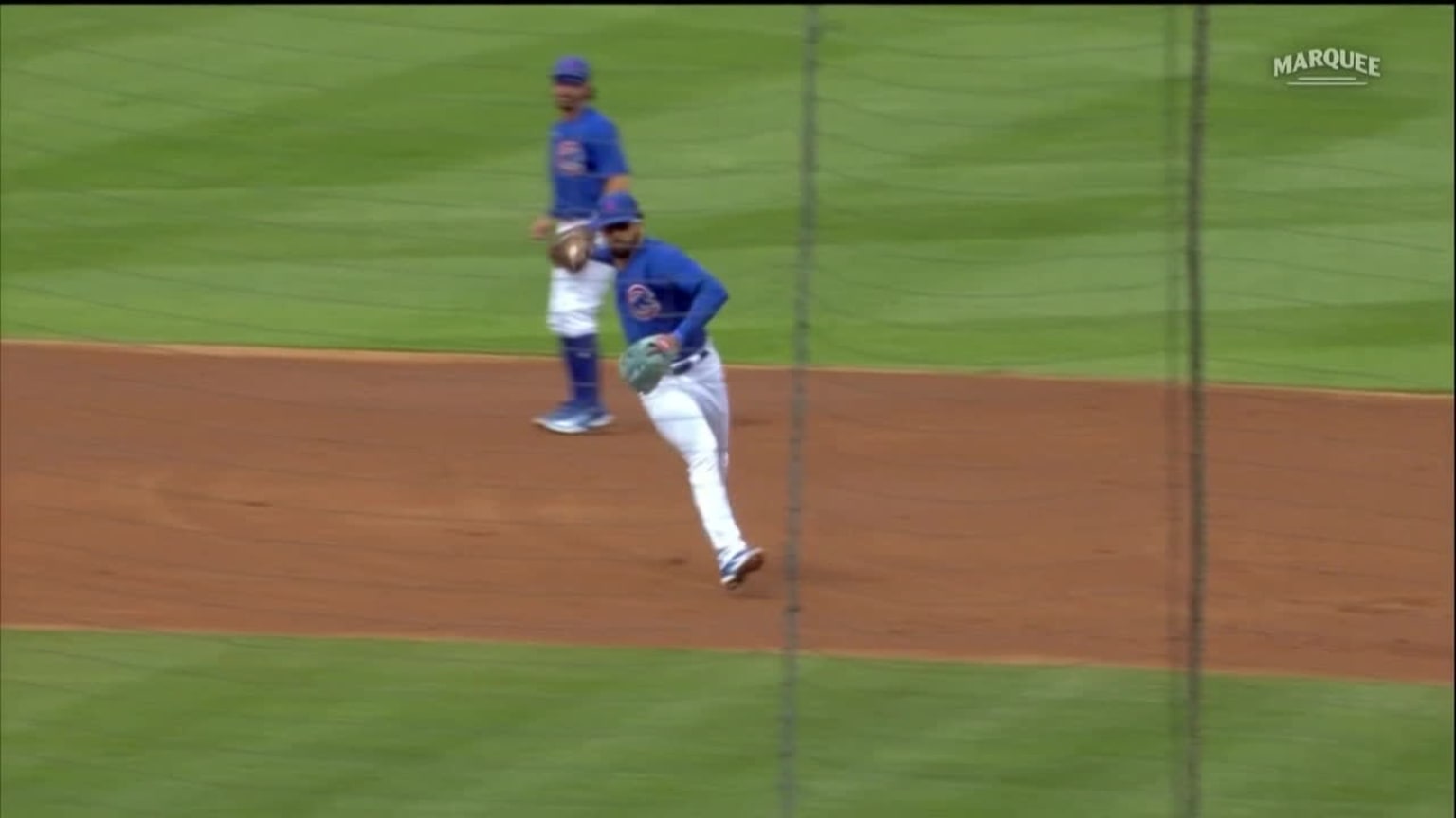 Edwin Ríos throws out José Azocar in the 2nd | 03/19/2023 | Chicago Cubs