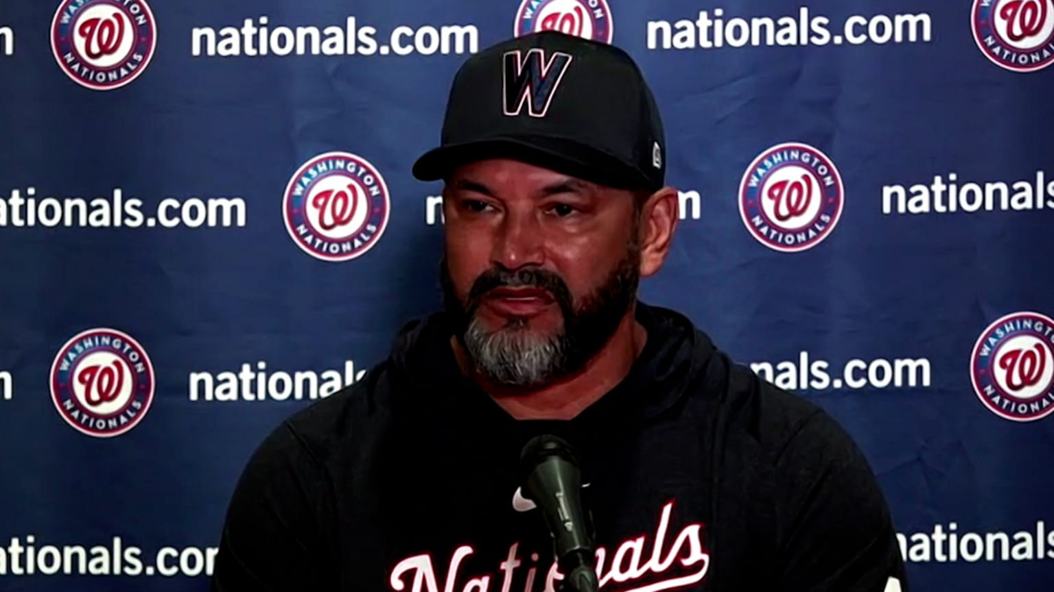 Dave Martinez on communicating with his players, more | 02/14/2024 ...