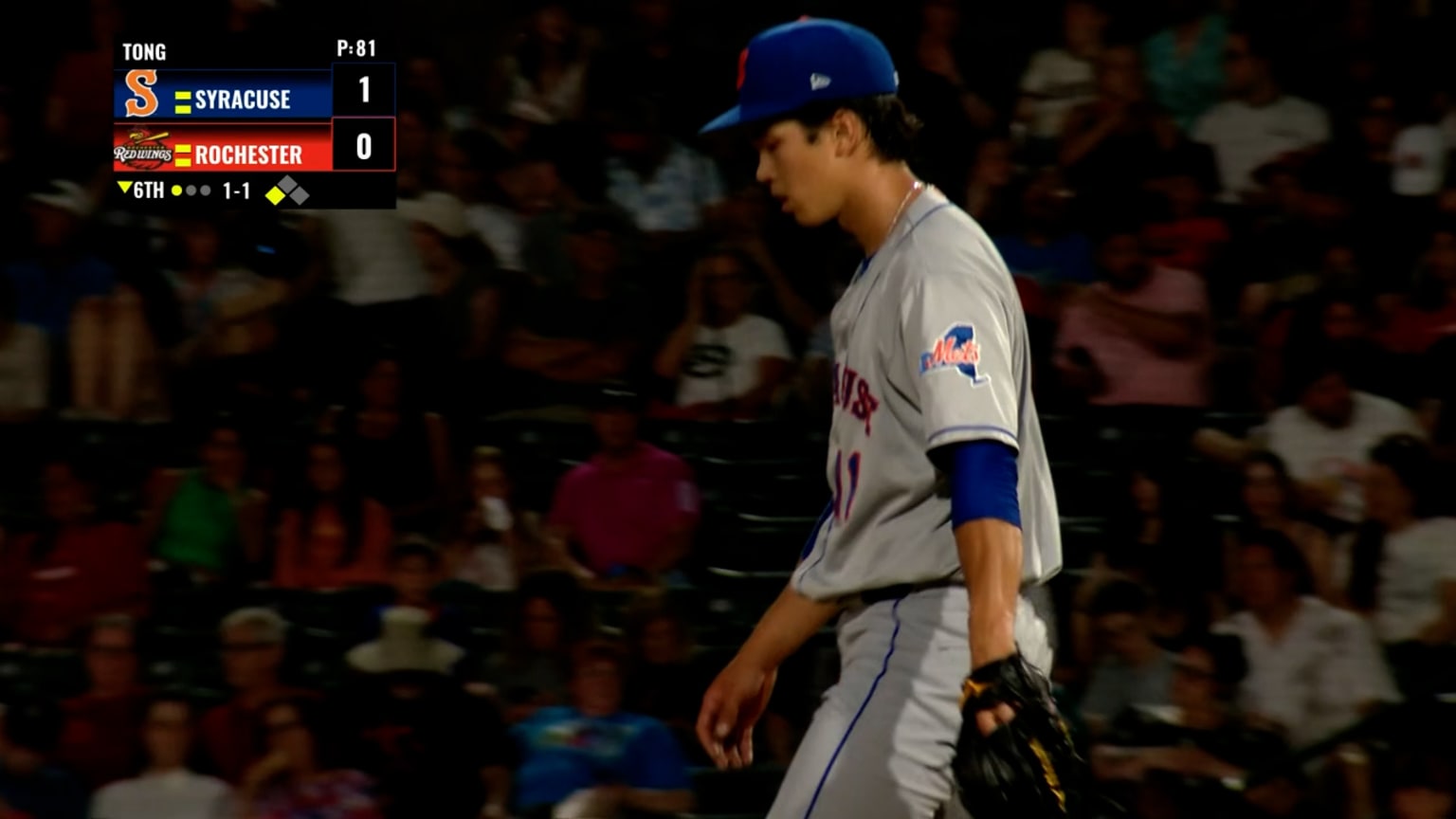 Jonah Tong racks up nine strikeouts over 5 2/3 | 08/17/2025 | MLB.com