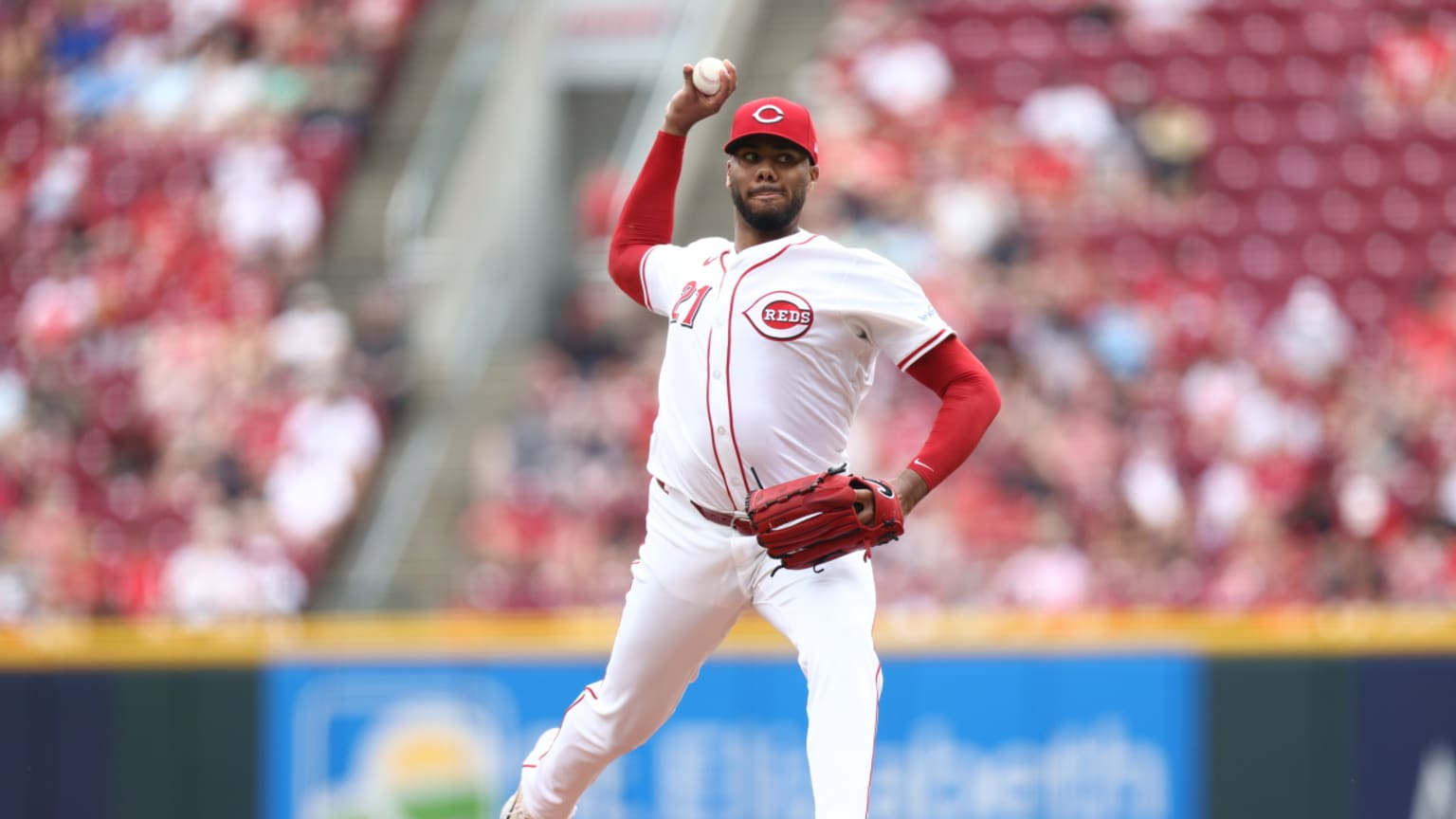 Hunter Greene K's Nick Gonzales | 09/22/2024 | Cincinnati Reds