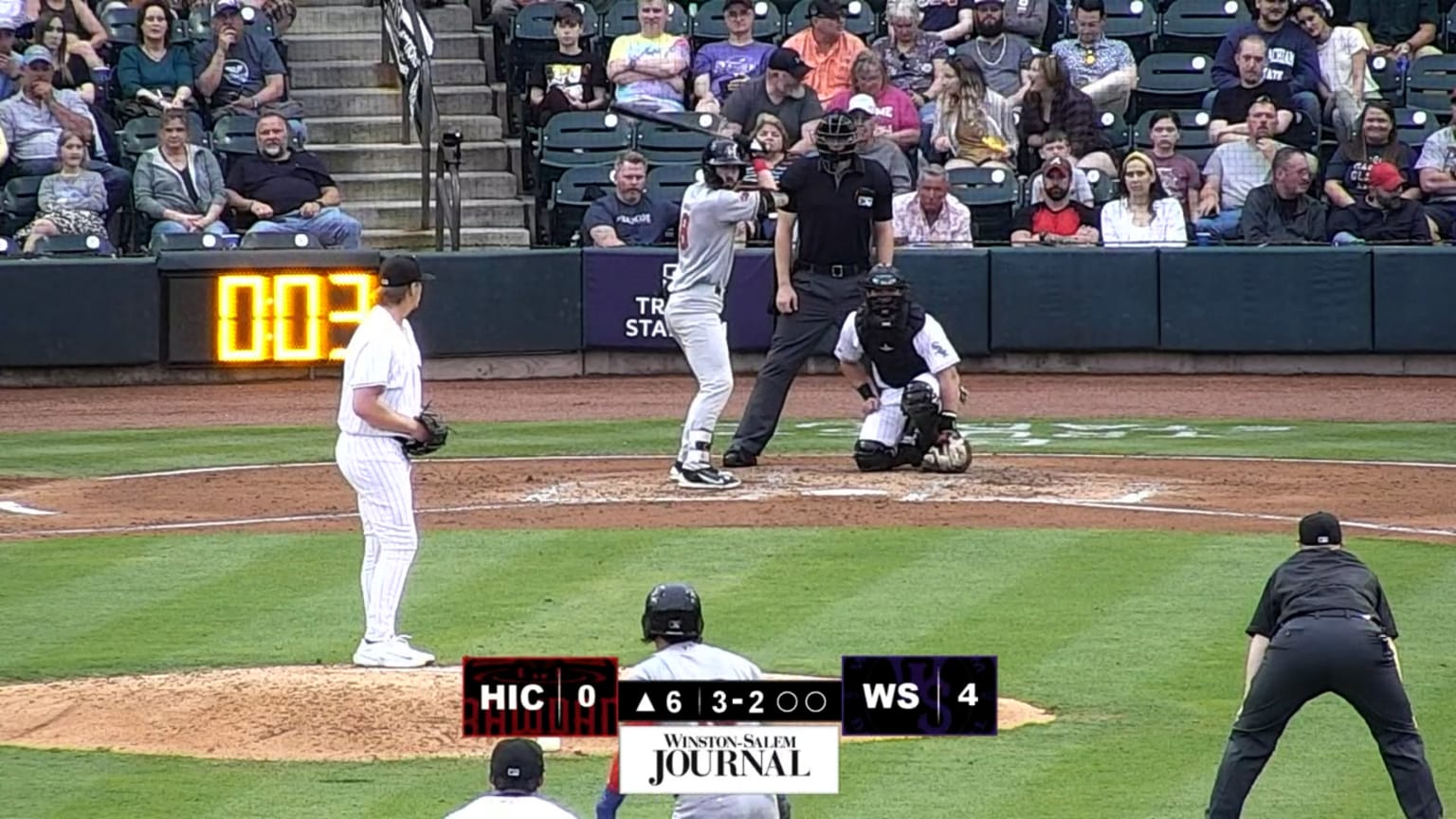 Kohl Simas' strikes out two in the 6th inning | 30/04/2023 | Lasmayores.com