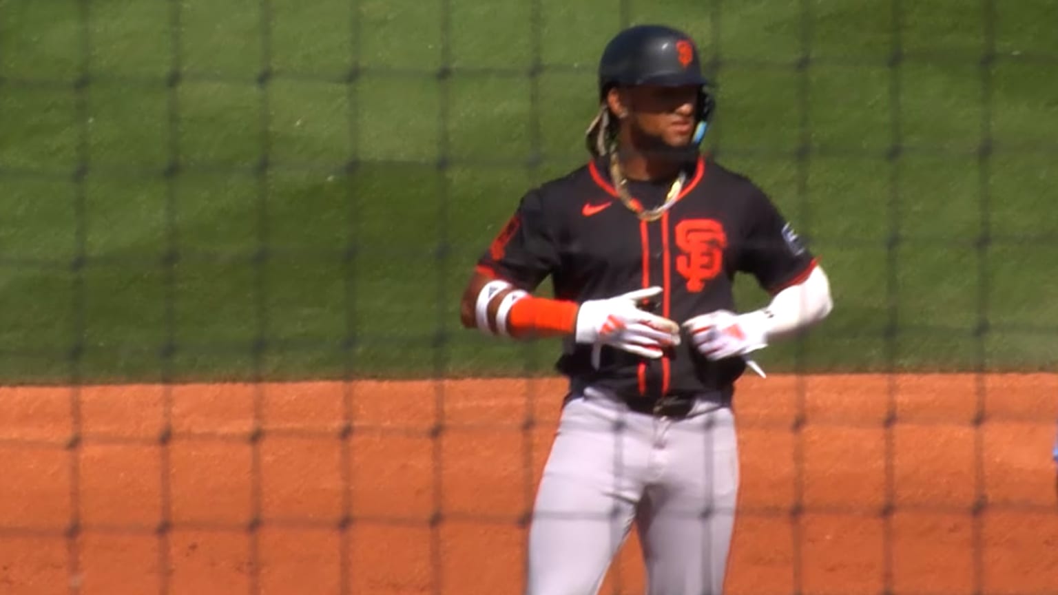 Luis Matos hits an RBI double to center field | 03/11/2024 | San ...