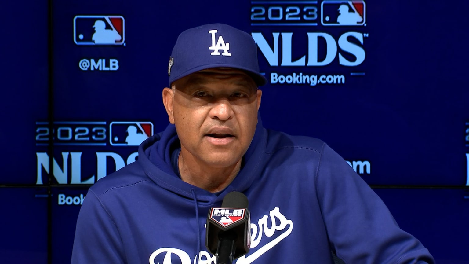 Dave Roberts on facing the D-backs, Clayton Kershaw | 10/06/2023 | Los ...
