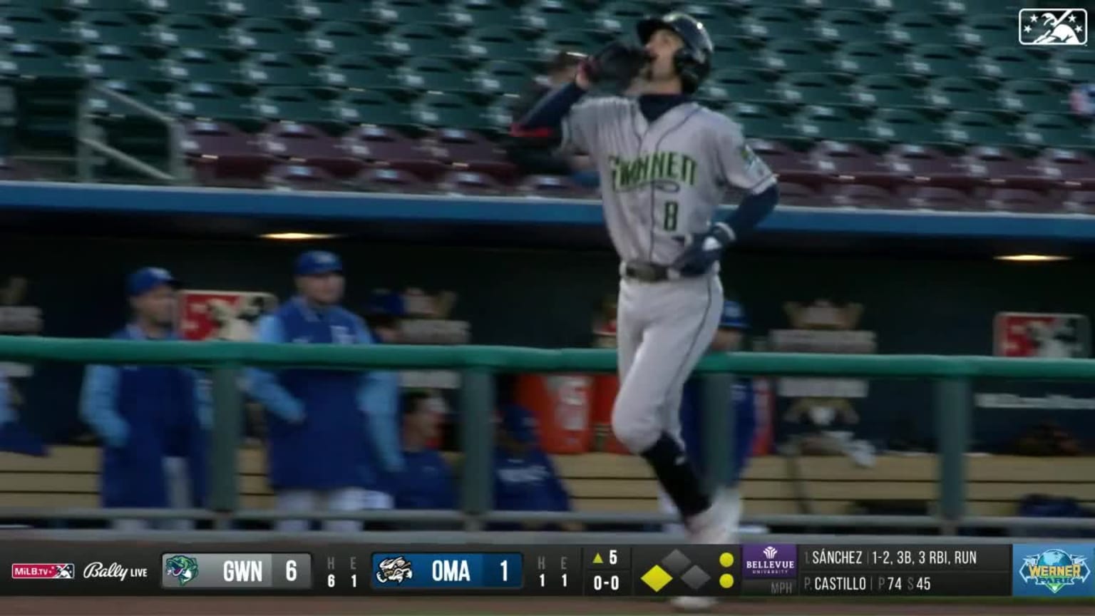Braden Shewmake swats a two-run homer to right field | 04/21/2023 | MLB.com