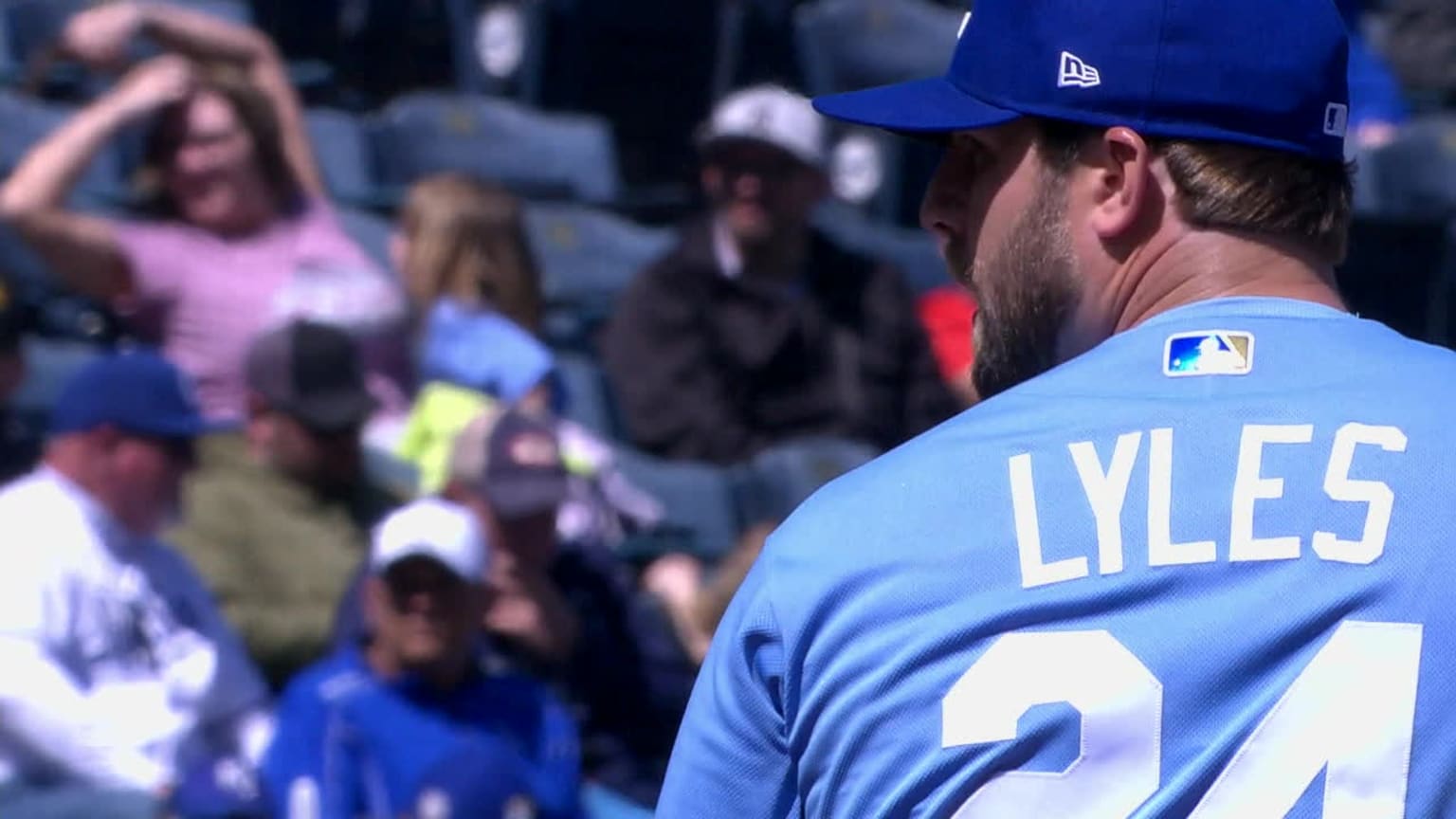 Jordan Lyles K's Dalton Varsho in the top of the 3rd | 04/06/2023 ...