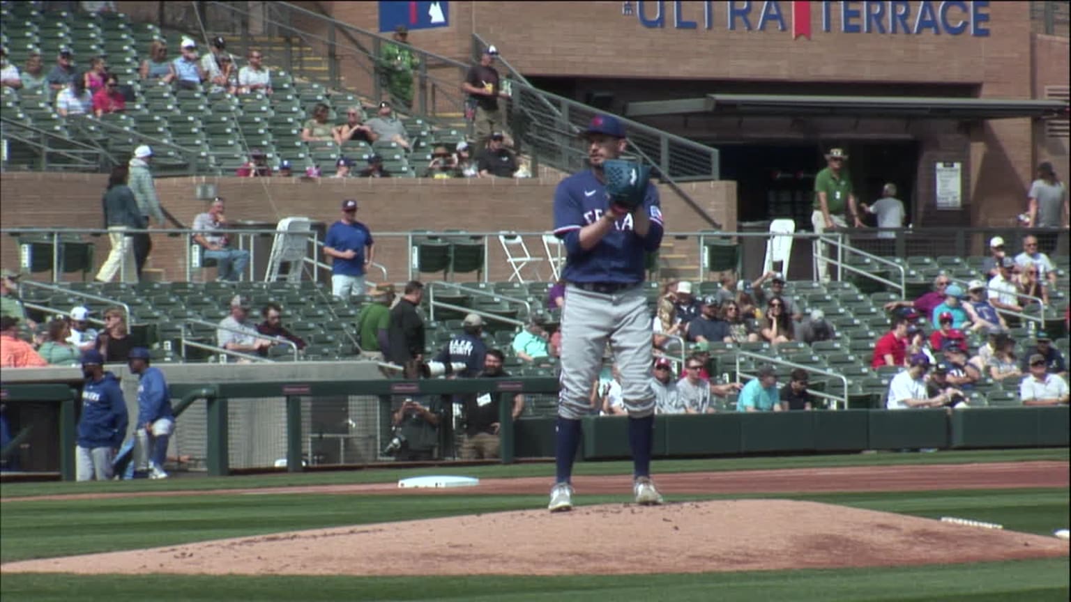 Andrew Heaney strikes out four in three frames | 03/06/2023 | Texas Rangers
