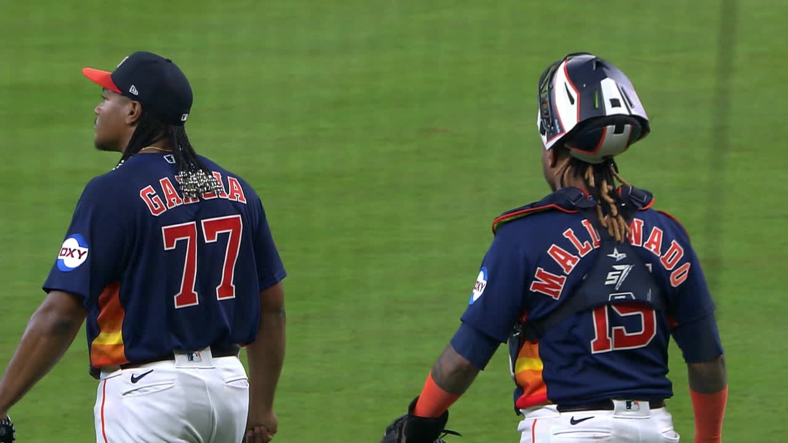 Luis Garcia pitches out of a bases-loaded jam | 04/02/2023 | MLB.com