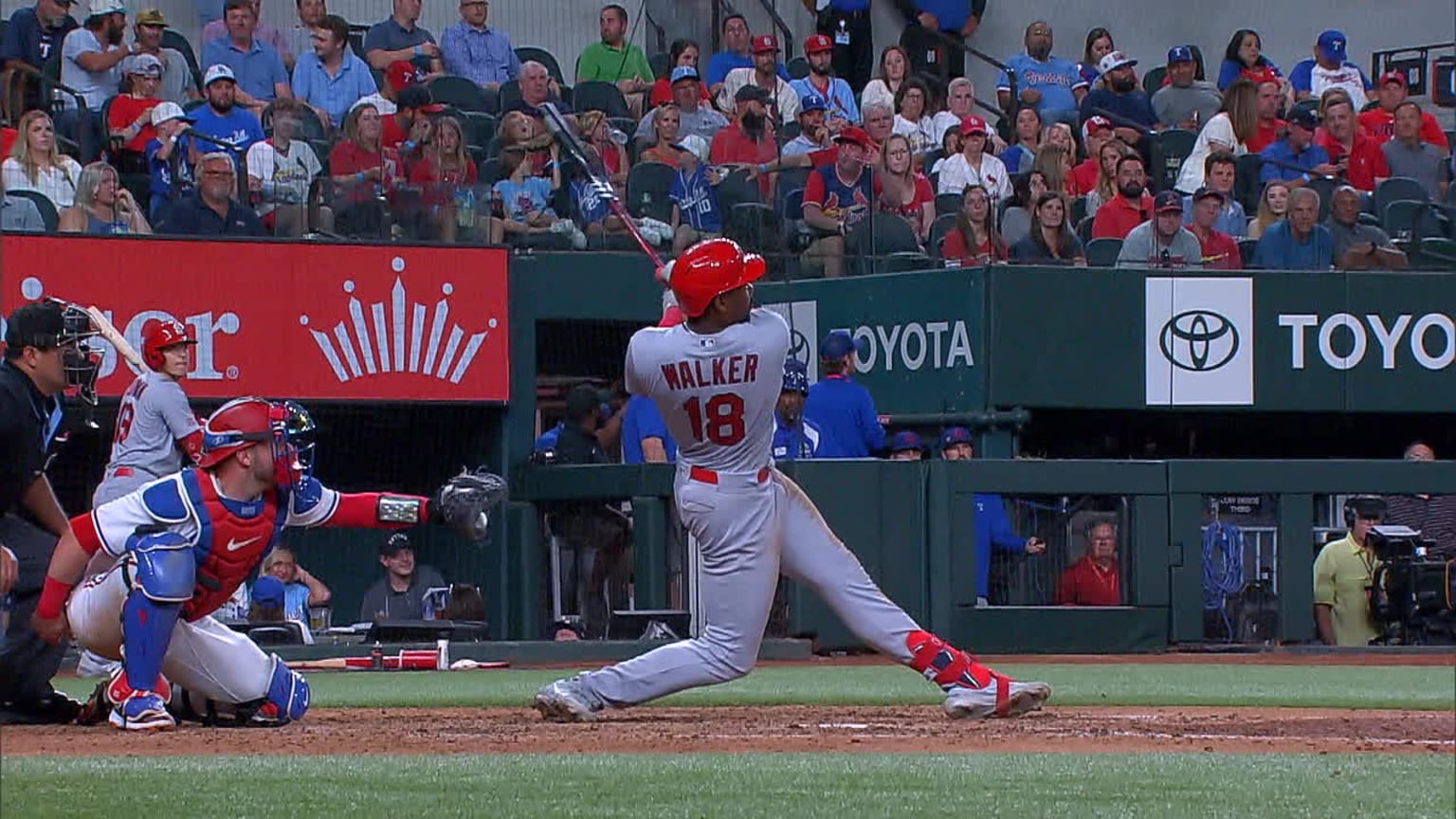 Jordan Walker drives a solo HR to left field | 06/06/2023 | St. Louis ...