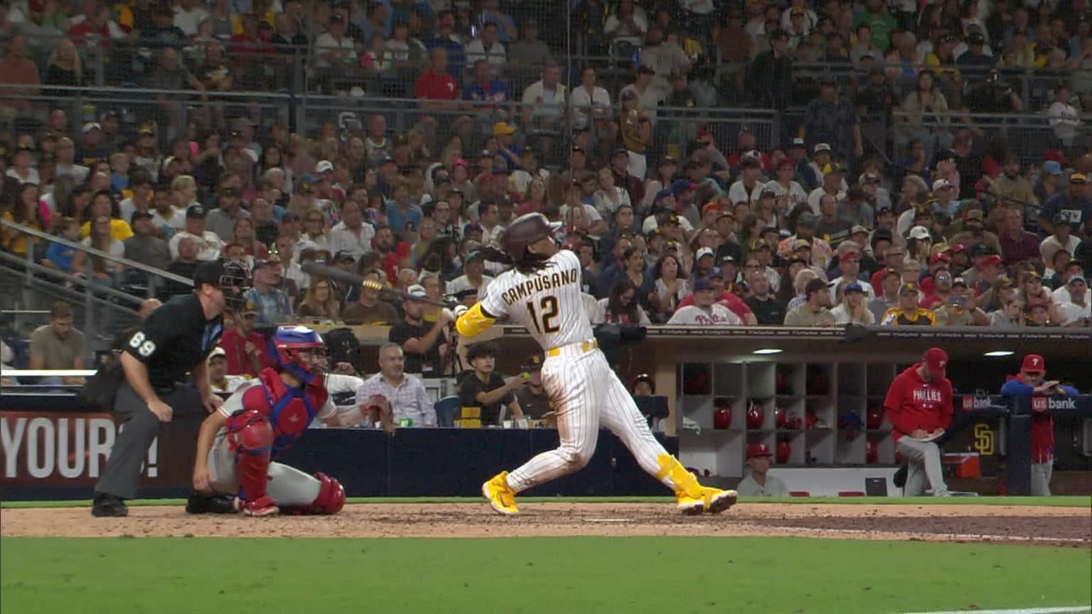 Luis Campusano plates pair with single in the 6th | 09/05/2023 | San ...