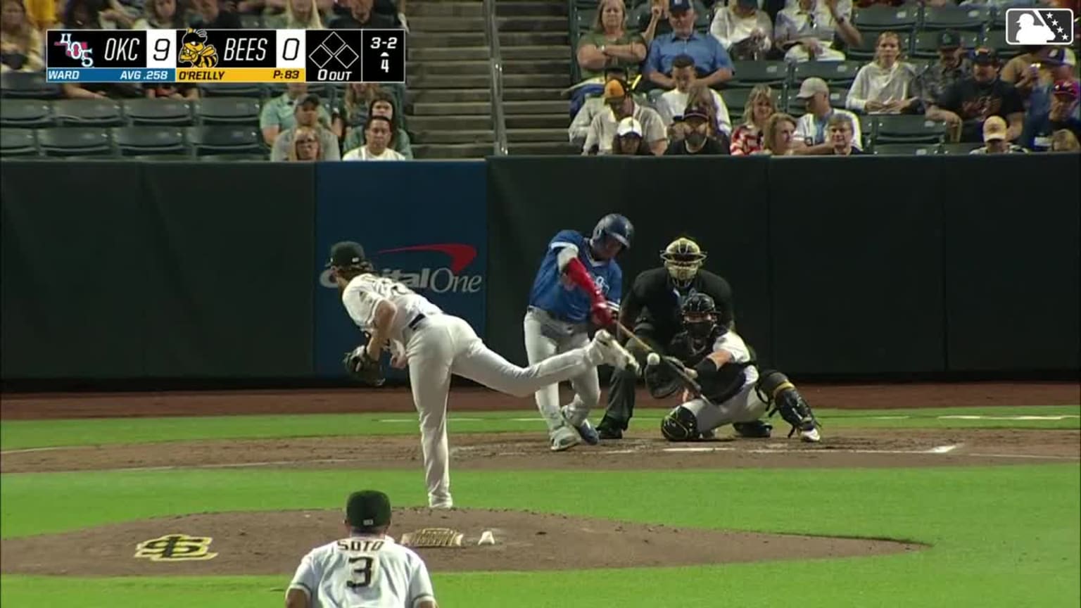 Ryan Ward's second home run of the game | 09/22/2024 | Los Angeles Dodgers