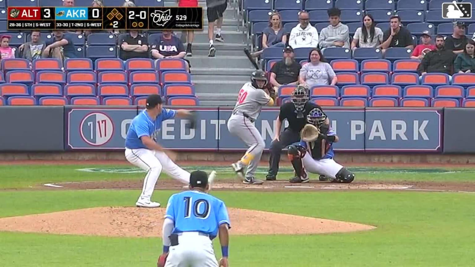 Omar Alfonzo homers (6) on a fly ball to right center field. | 06/17 ...