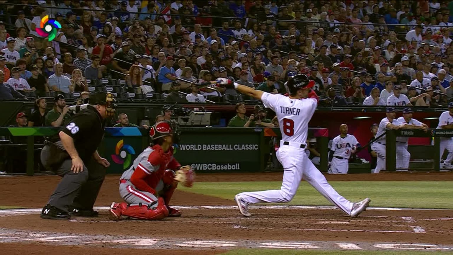 Turner turns on one to left as Team USA lead it 12-1 | 03/13/2023 | MLB.com