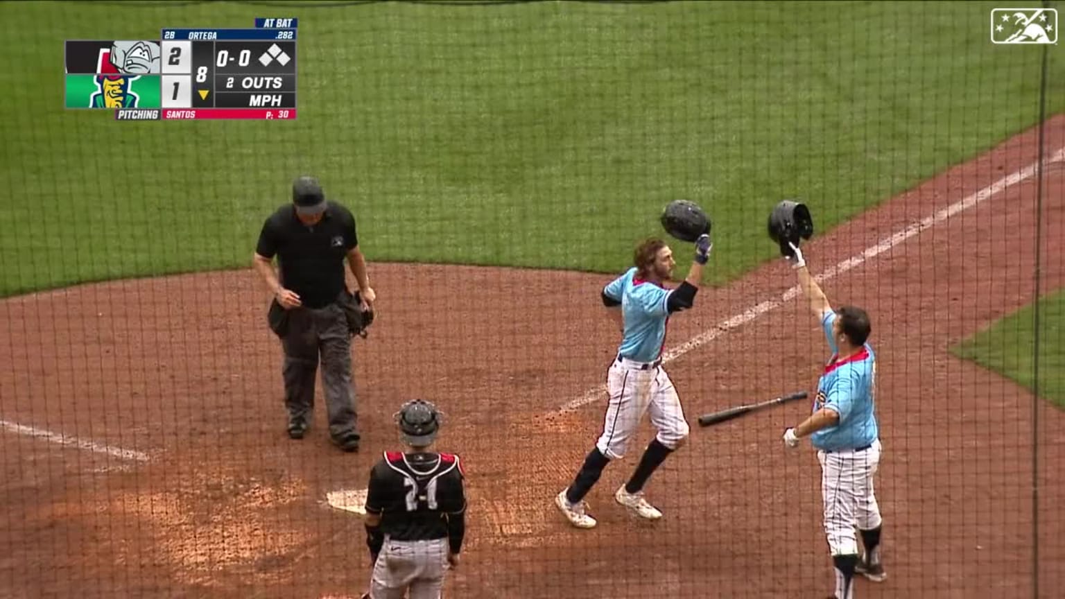 Noah Miller drills a solo home run to right field | 08/06/2023 | Tampa ...