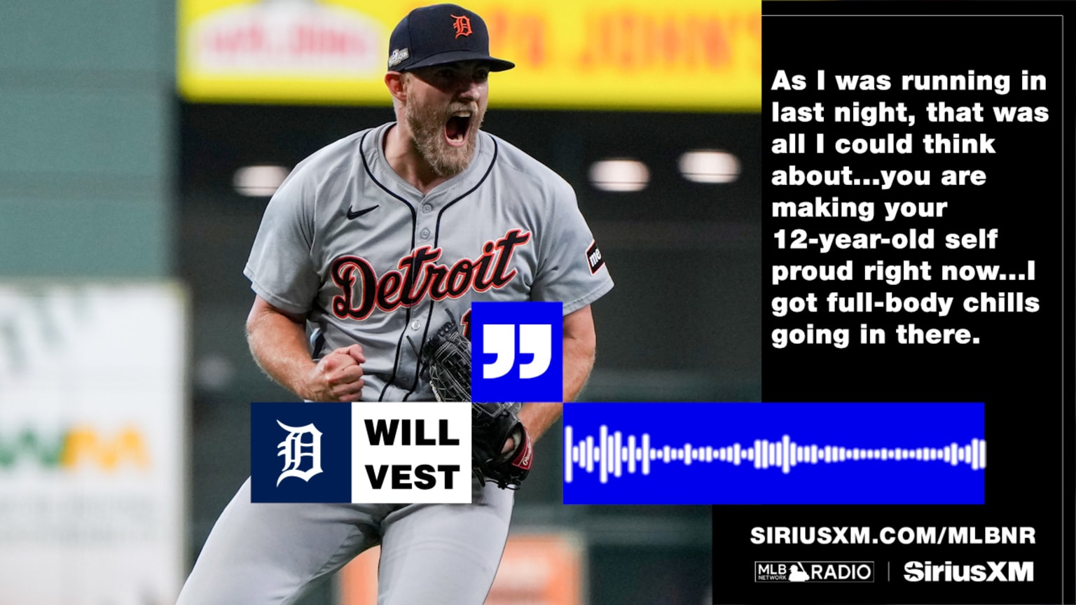 Will Vest on making his playoff debut | 10/03/2024 | Detroit Tigers