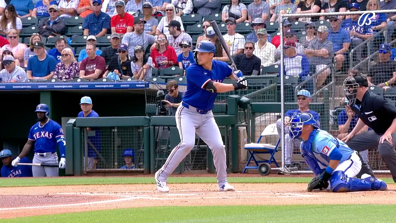 Corey Seager's first Spring Training hit | 03/23/2024 | Texas Rangers