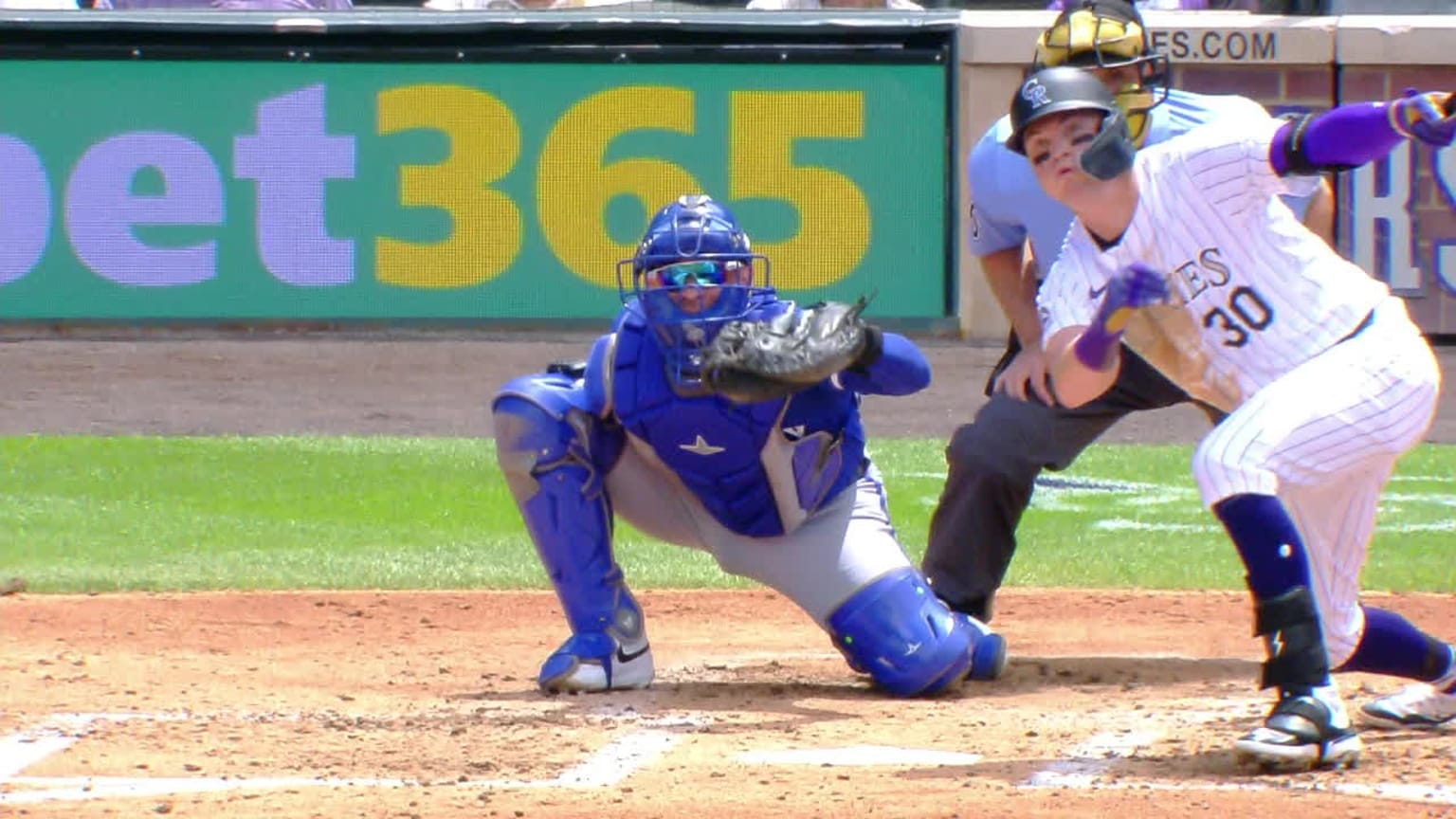 Aaron Schunk's first career hit | 07/07/2024 | Colorado Rockies