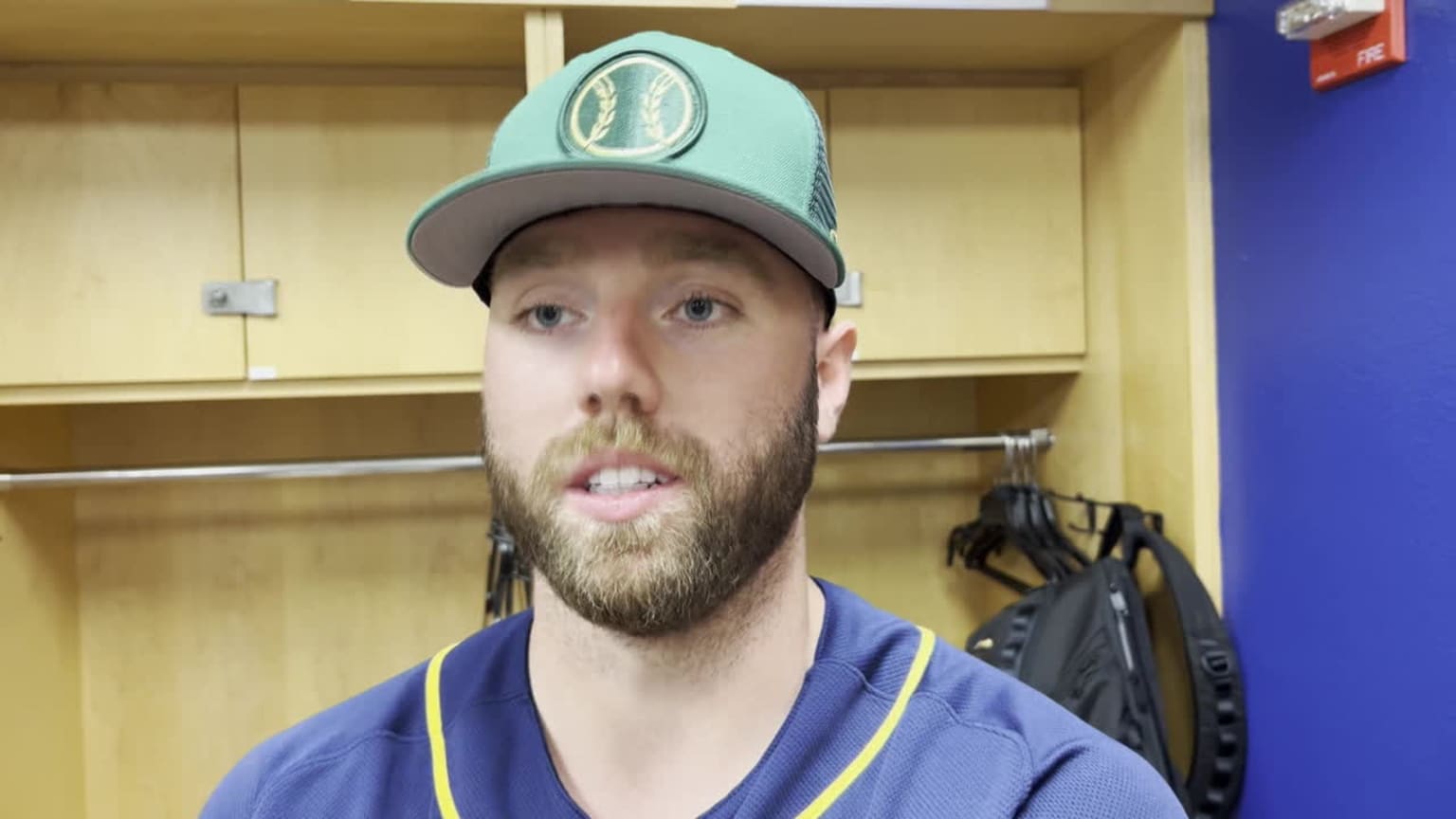 Owen Miller talks on adjusting to the outfield | 03/17/2023 | Milwaukee ...