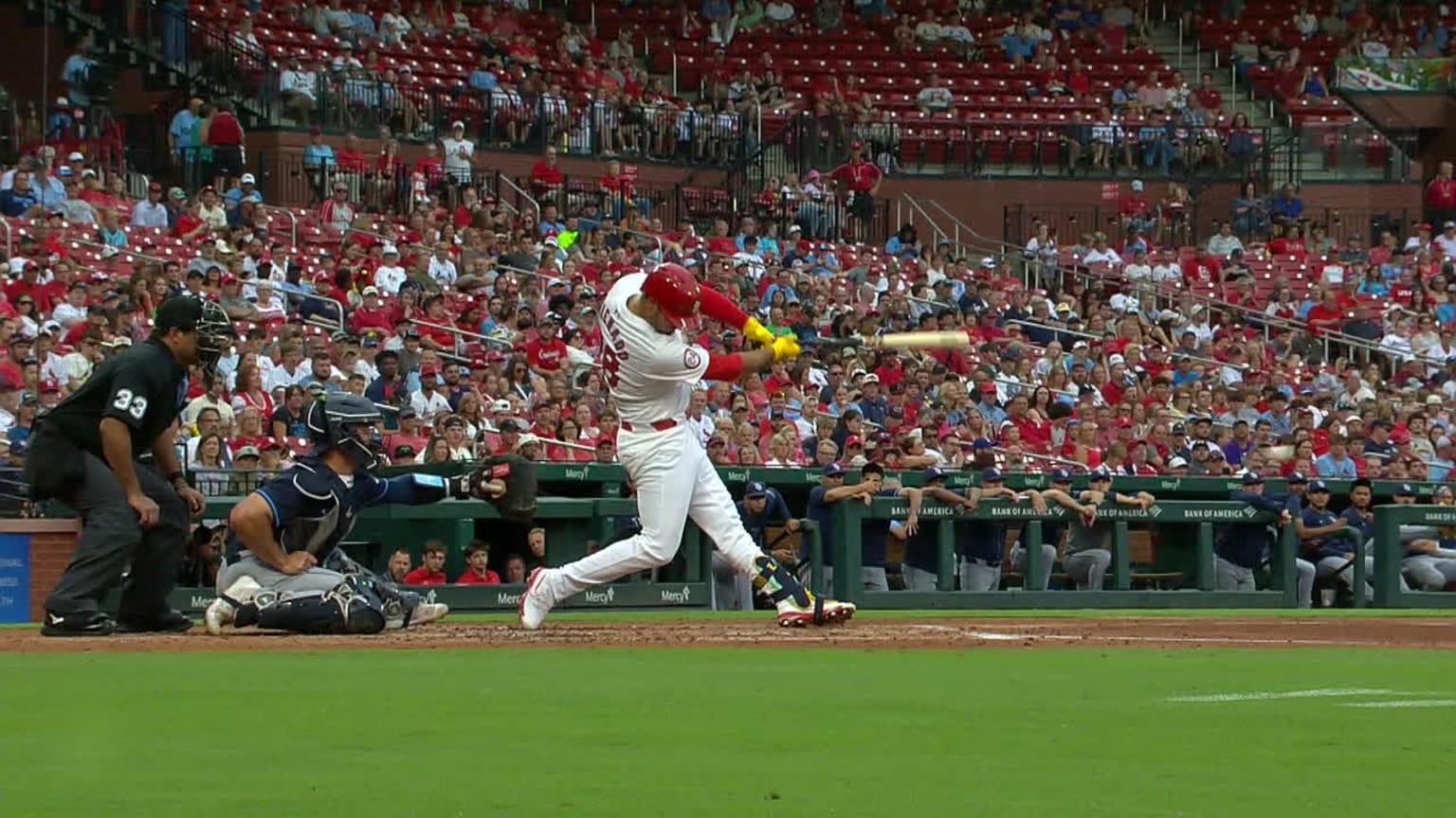 Nolan Arenado pega hit remolcador en la 1ra | 08/08/2024 | Los ...