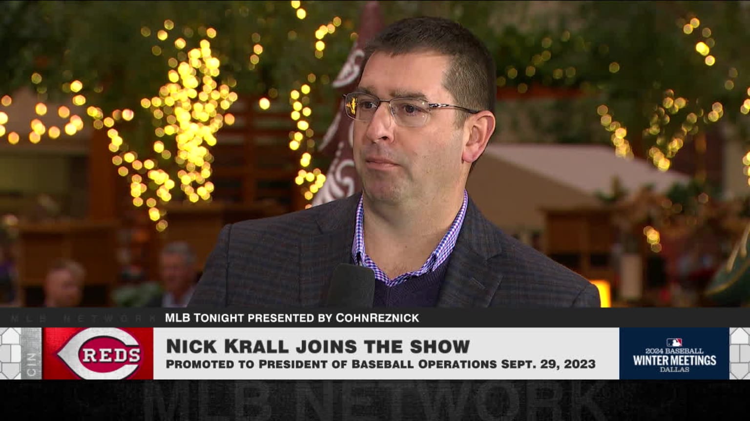 Nick Krall discusses Reds' offseason plans, more | 12/10/2024 | Cincinnati Reds