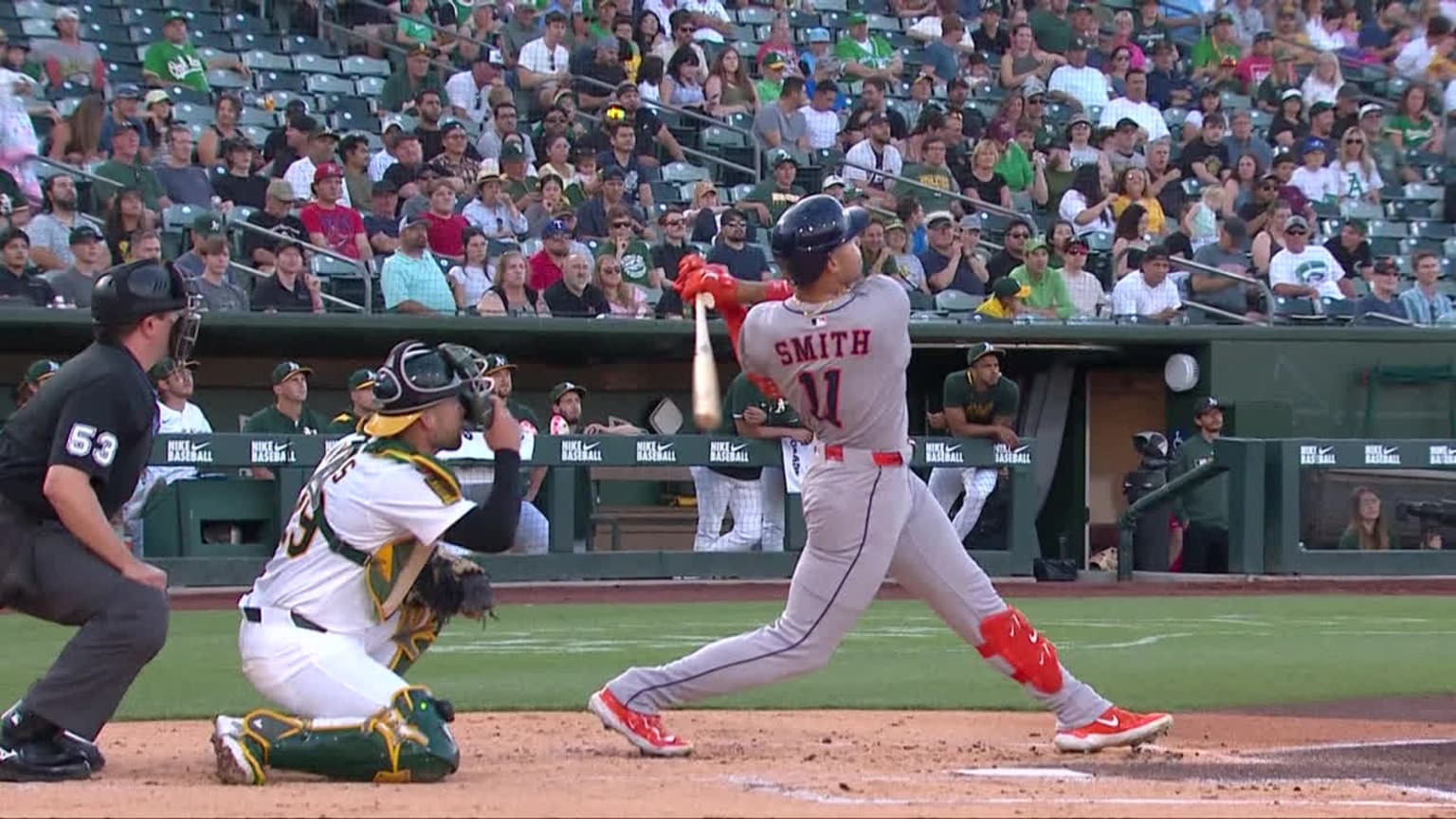 Cam Smith's solo home run (4) | 06/17/2025 | Houston Astros