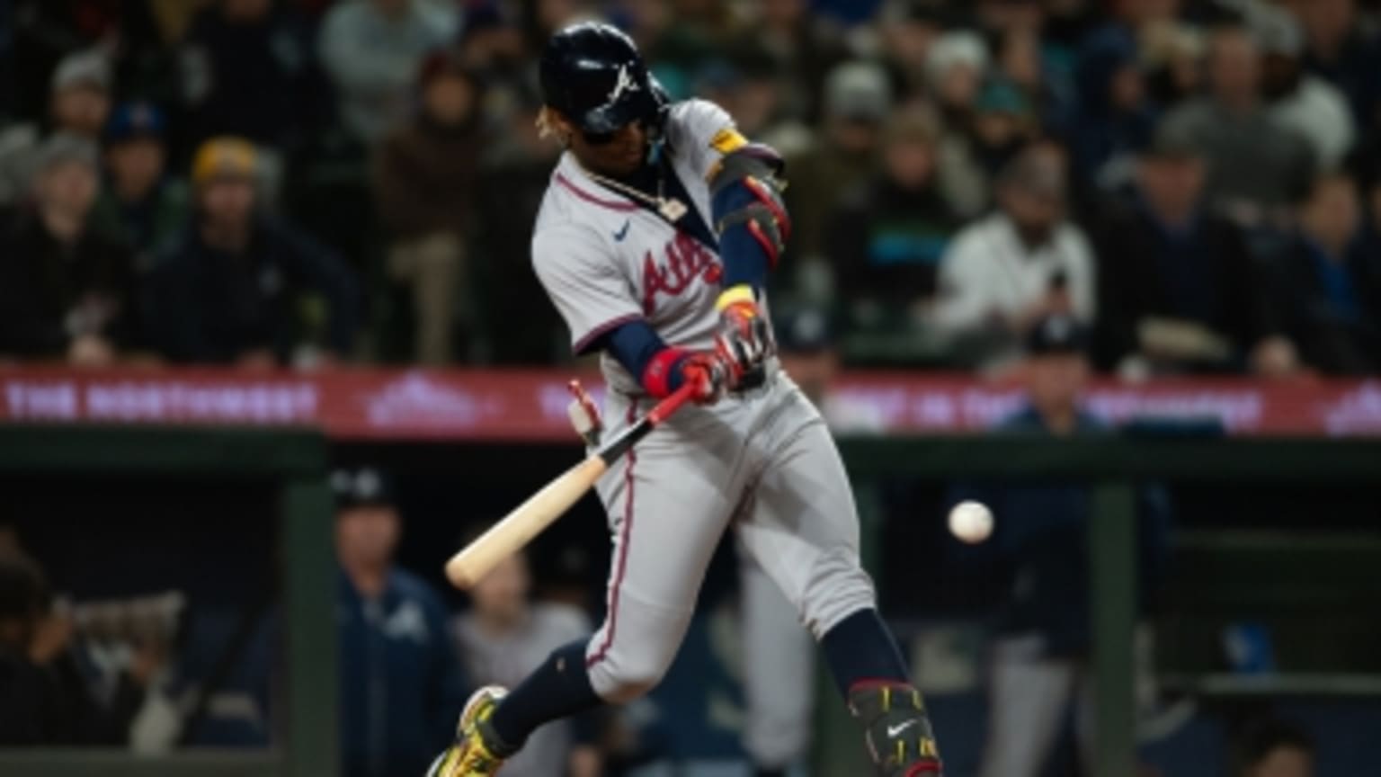 Ronald Acuña Jr. breaks up the no-hitter | 04/29/2024 | MLB.com