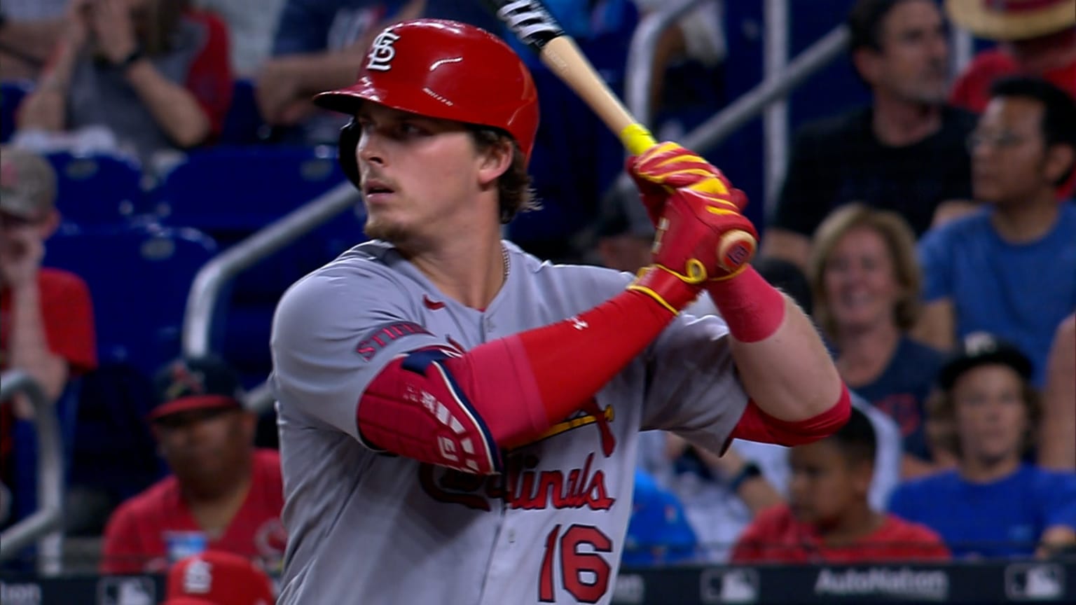 Gorman bloops an RBI double into shallow left field | 07/06/2023 | St ...