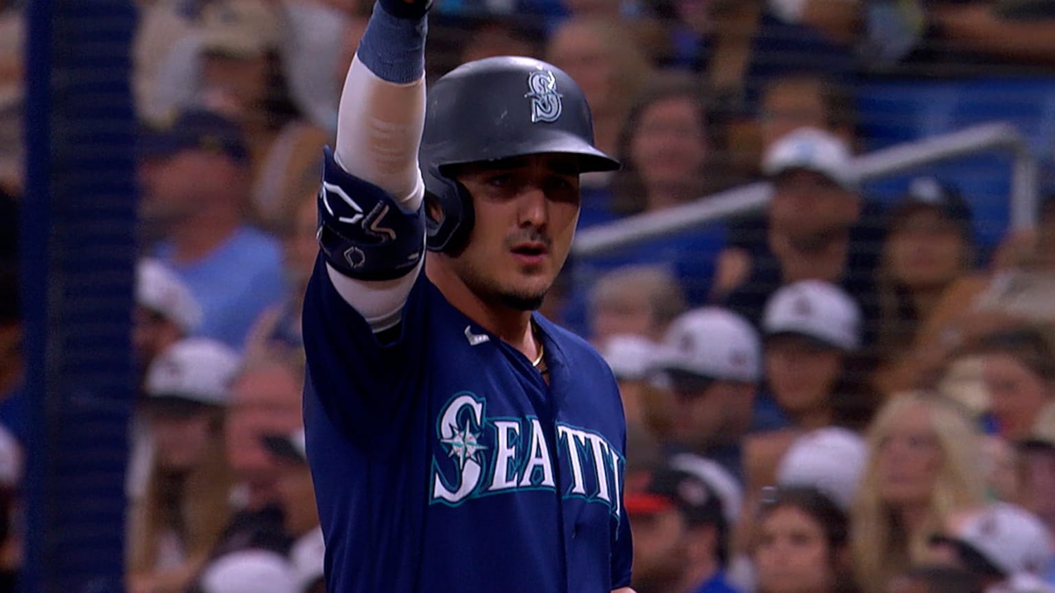 Josh Rojas lines an RBI single to right field | 09/10/2023 | Seattle ...