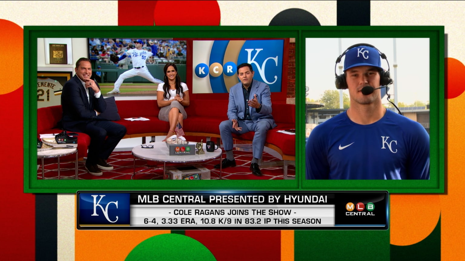 Cole Ragans talks pitching on MLB Central | 09/18/2023 | Kansas City Royals