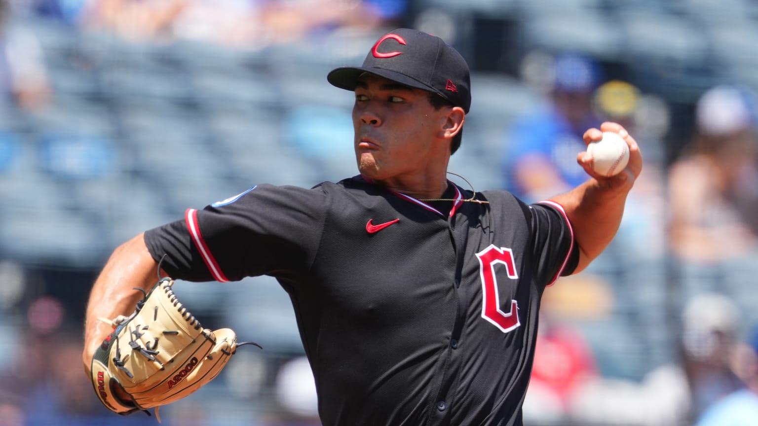 Joey Cantillo freezes John Rave for first K | 07/27/2025 | Cleveland ...