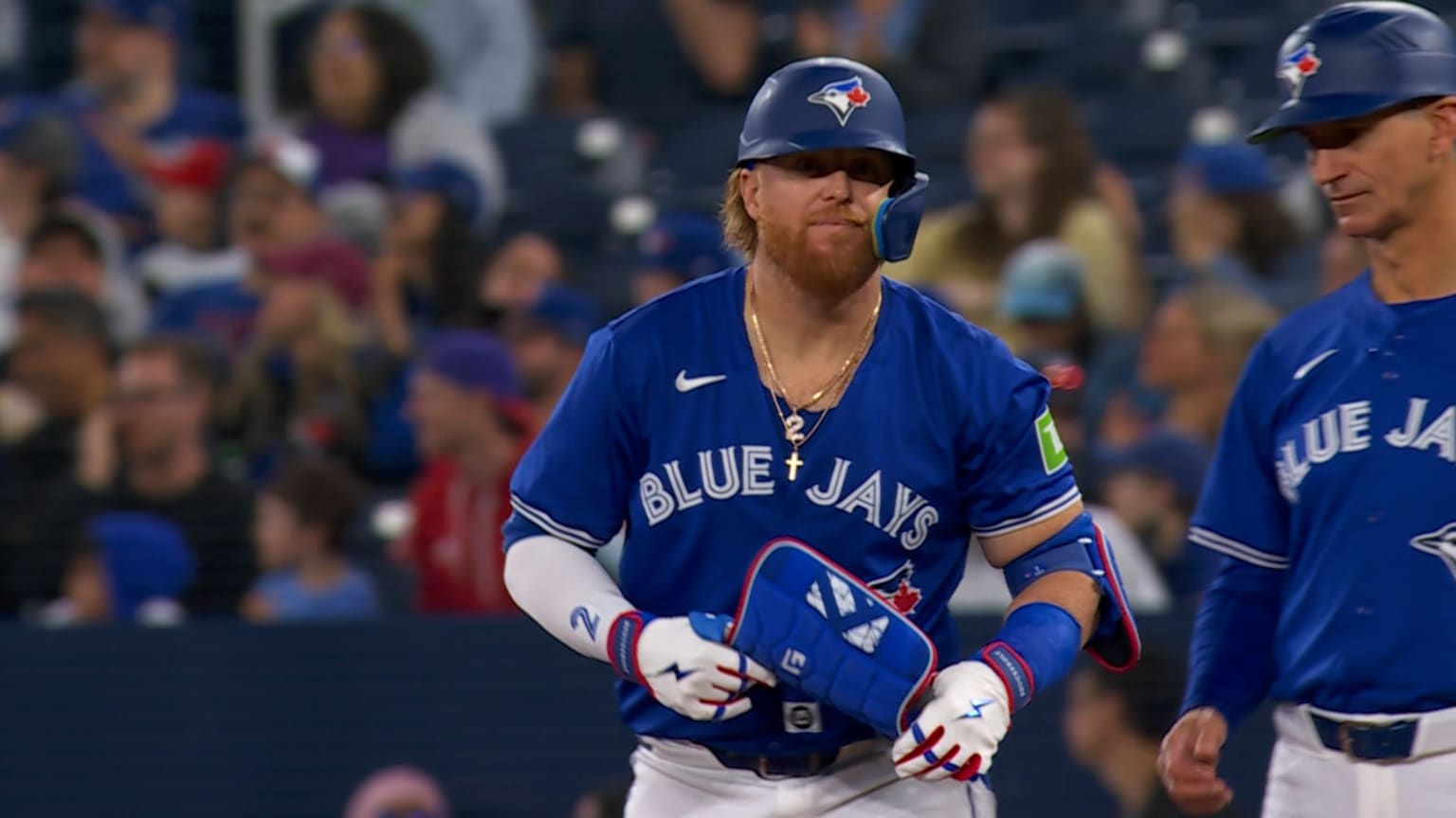 Justin Turner's RBI single | 04/14/2024 | Toronto Blue Jays