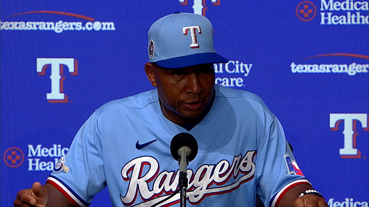 Tony Beasley speaks postgame after the Rangers win | 09/11/2022 | Texas ...