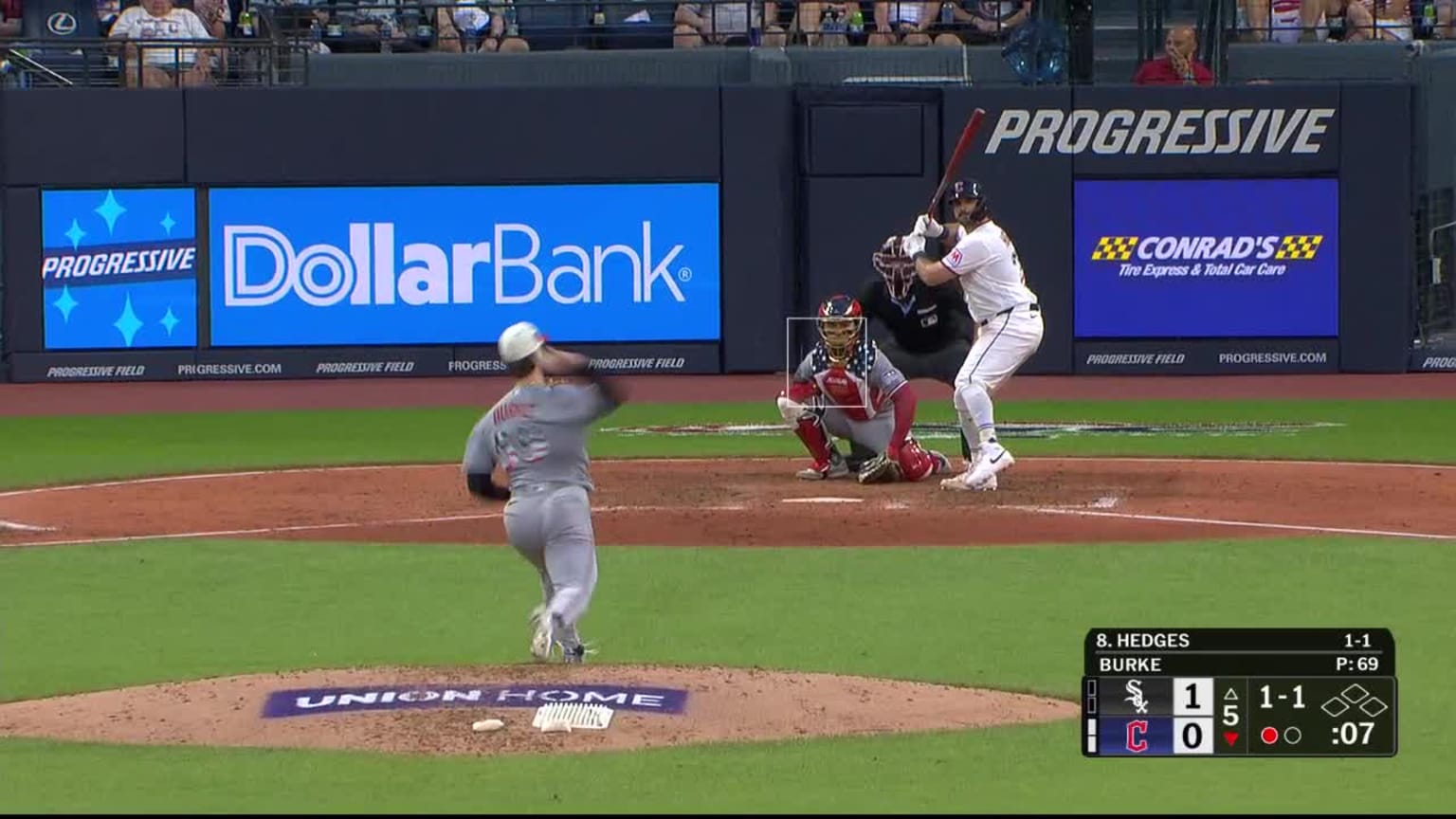 Austin Hedges homers (3) on a fly ball to center field. | 07/04/2026 ...