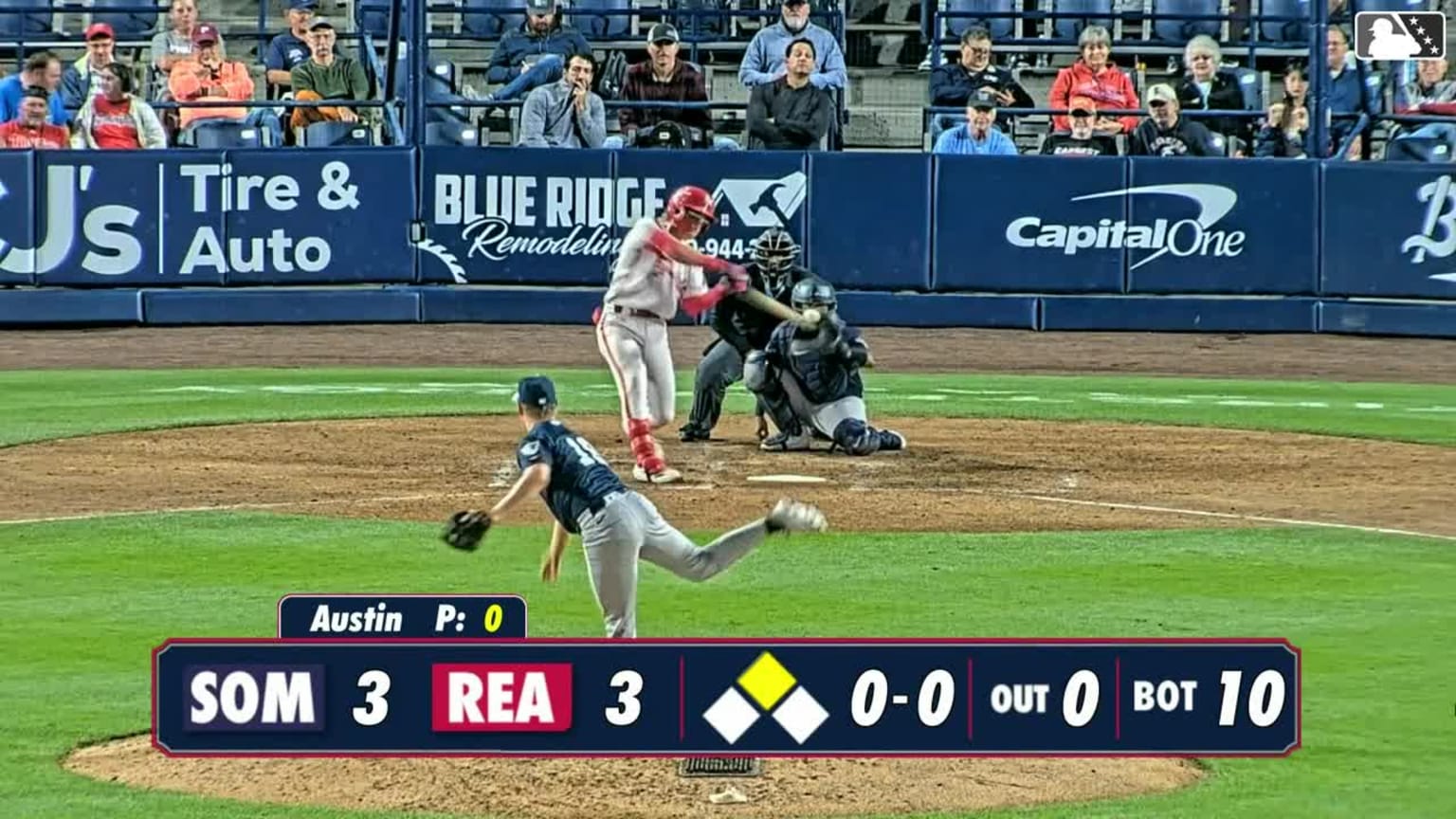 Kehden Hettiger's walk-off two-run homer | 09/11/2025 | Philadelphia ...