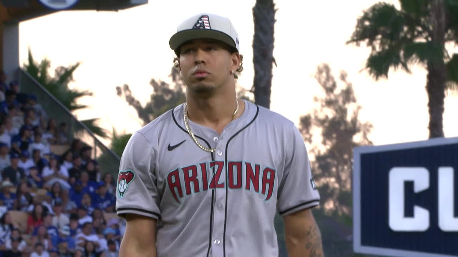 Justin Martinez whiffs Gavin Lux for a strikeout | 07/04/2024 | Arizona ...