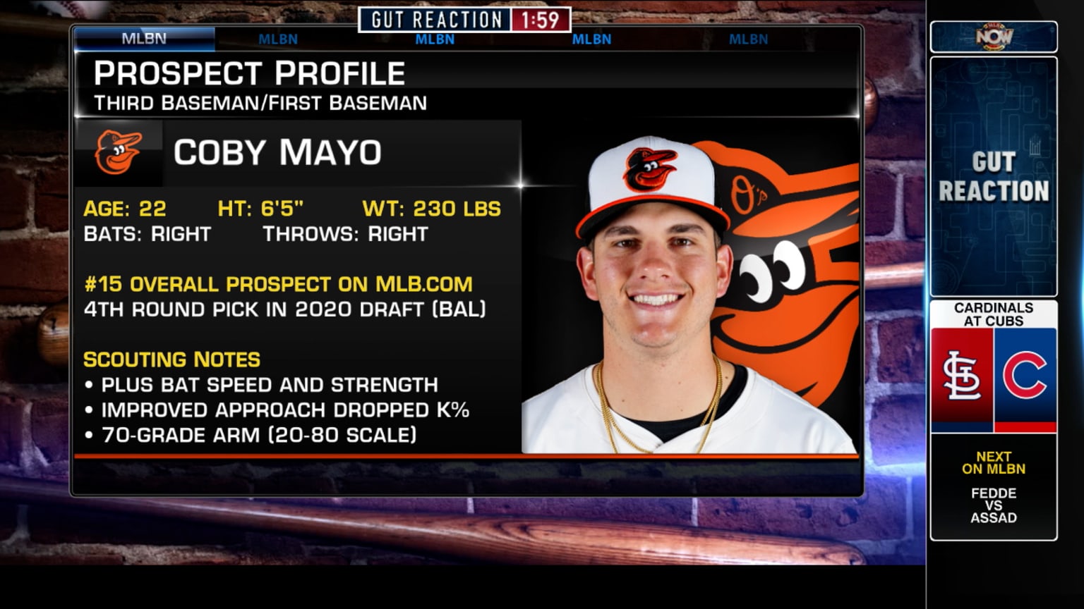 Coby Mayo to make debut, playoff schedule released | 08/02/2024 | MLB.com