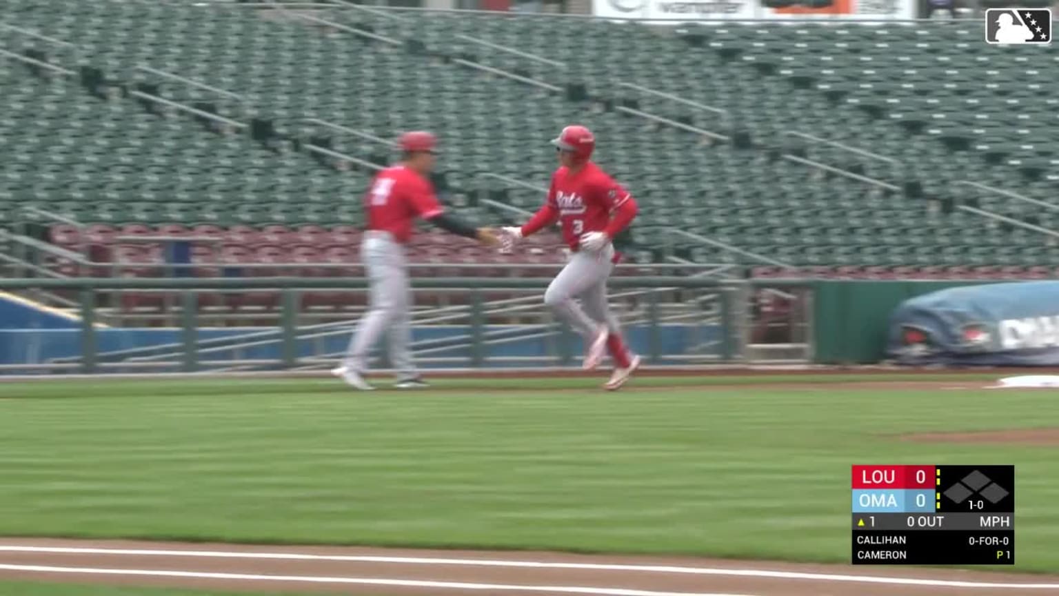 Tyler Callihan's solo home run | 04/02/2025 | Cincinnati Reds