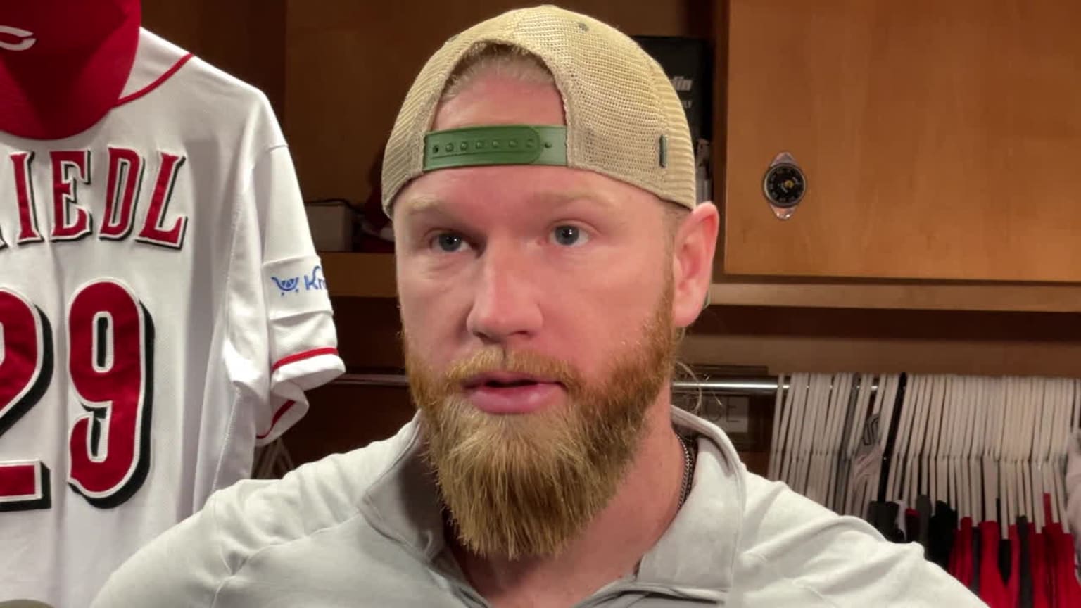 Fraley talks about re-joining the Reds post injury | 01/09/2023 | Los ...